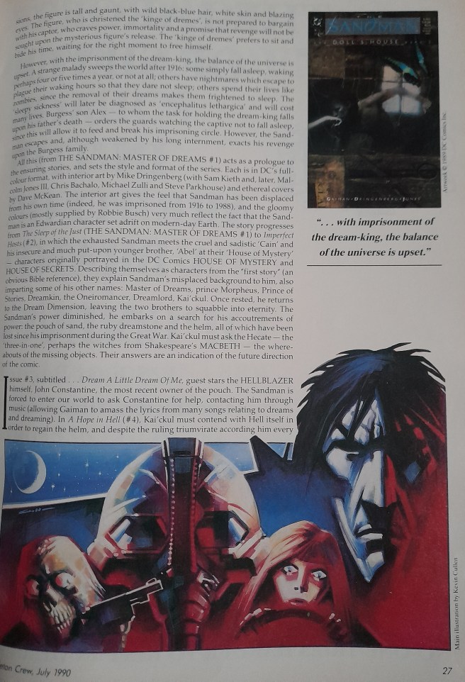 Horror rewind #7 – ‘Skeleton Crew’ magazine, July 1990 – Into the Gyre