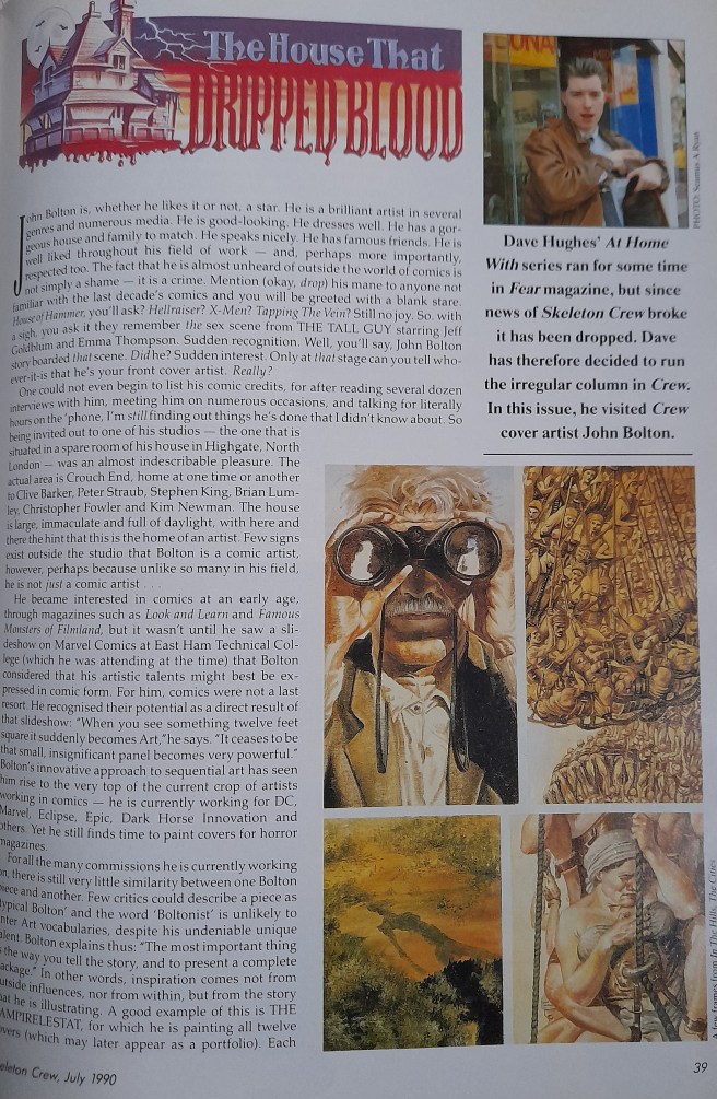 Horror rewind #7 – ‘Skeleton Crew’ magazine, July 1990 – Into the Gyre